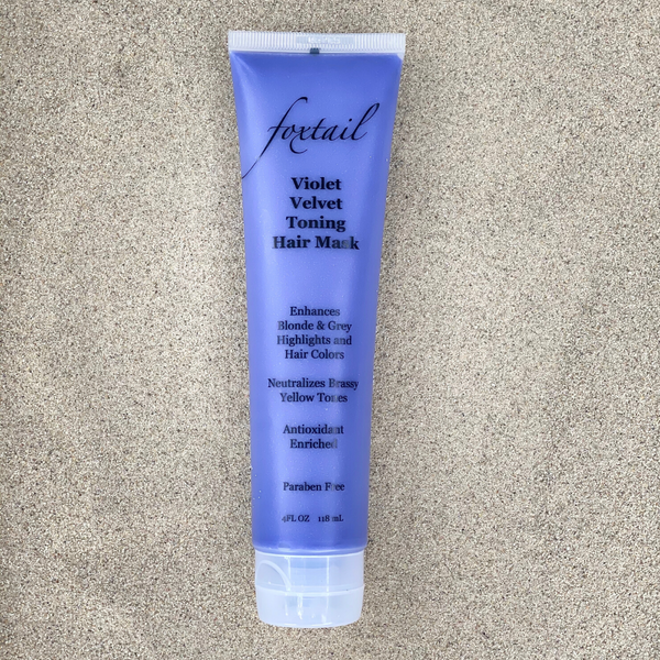 Foxtail Violet Velvet Toning Hair Mask - Enhance Blonde & Grey Highlig ...